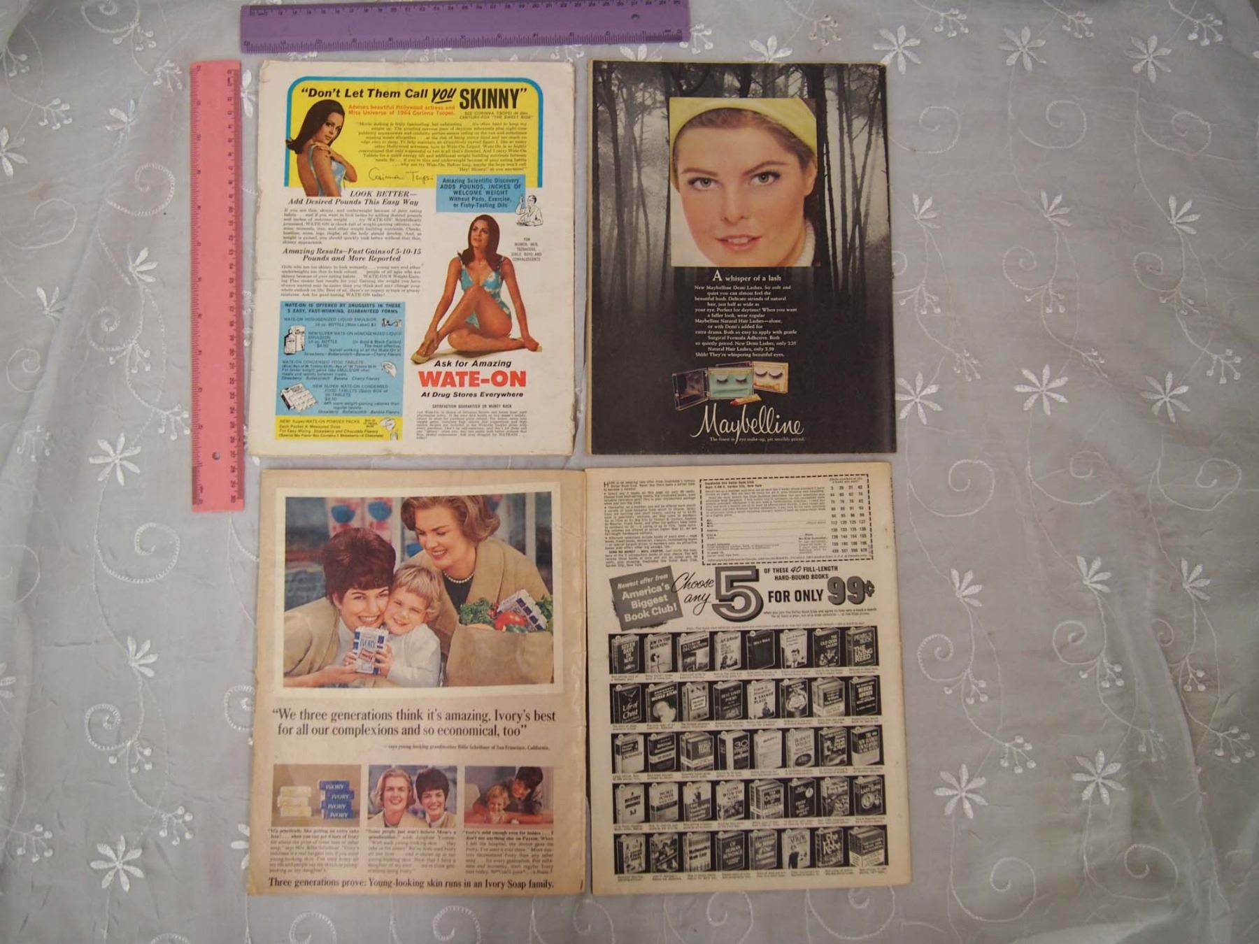 Lot of TV & Movie Gossip Magazines, 1960’s