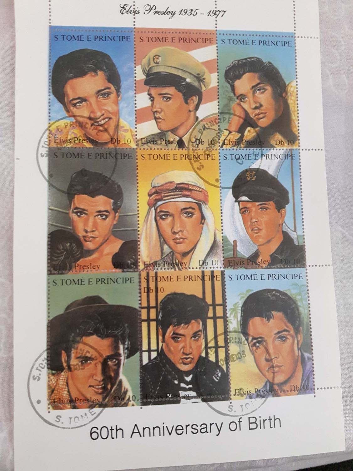 Elvis Presley Pictures And Variety Of Elvis Stamps