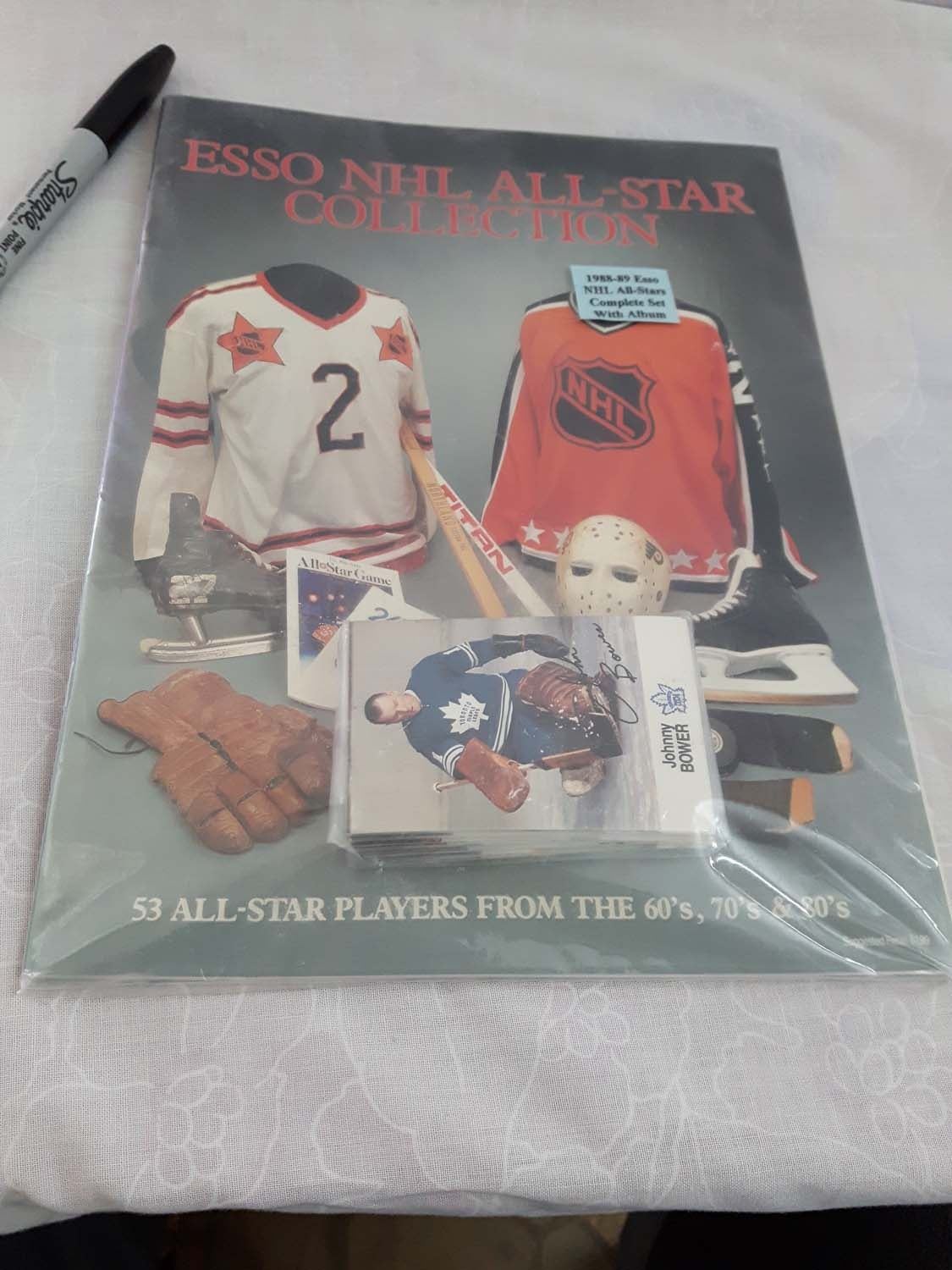 1988-89 Esso NHL All-Star Collection With Album, 53 Cards