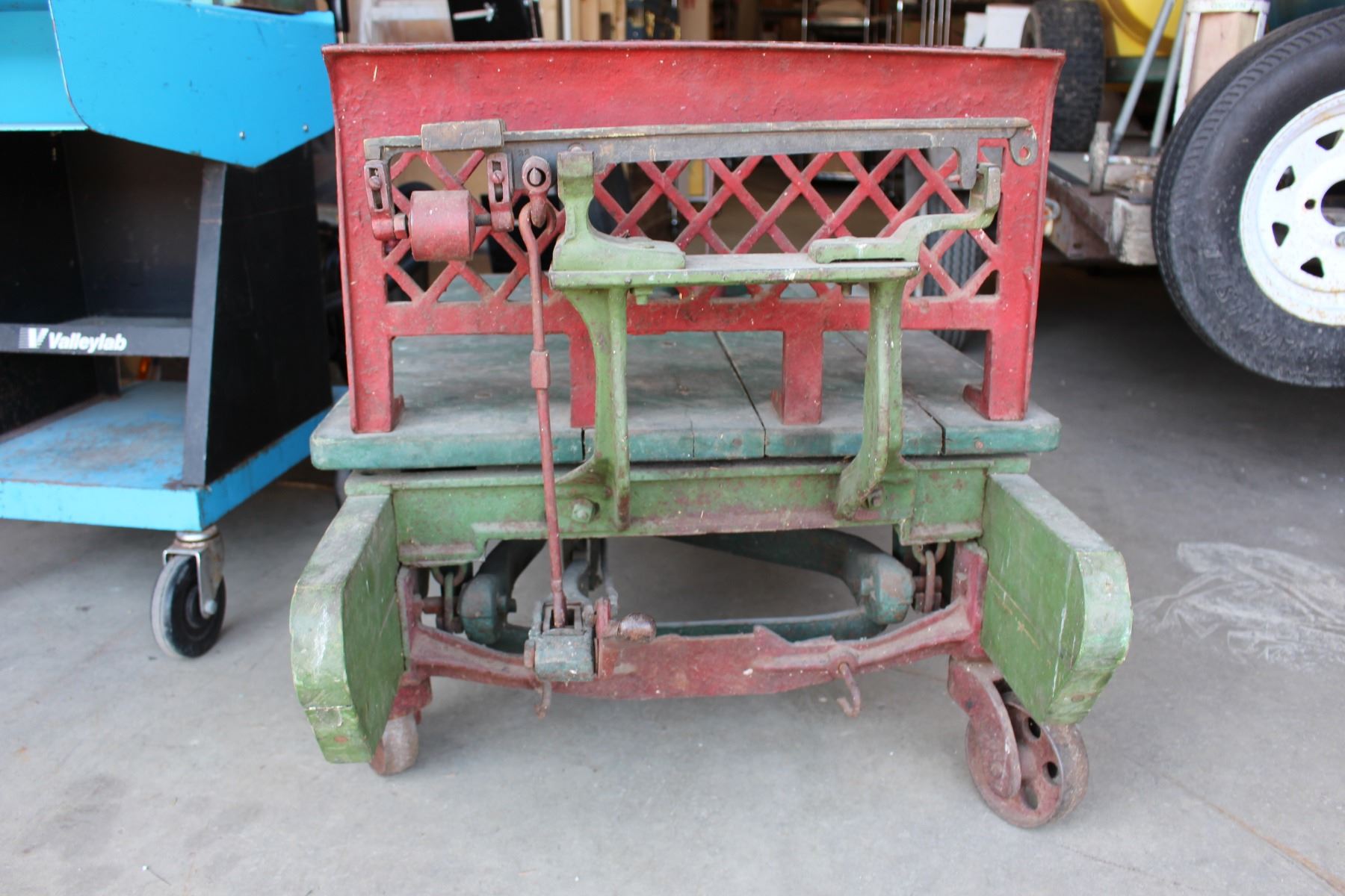 Antique Industrial Platform Scale