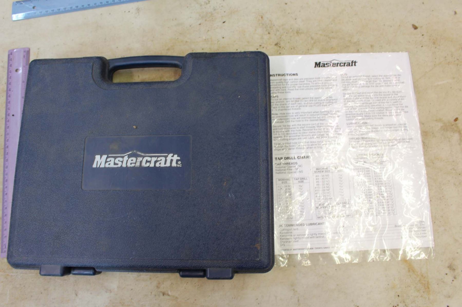 MasterCraft Tap and Die Set