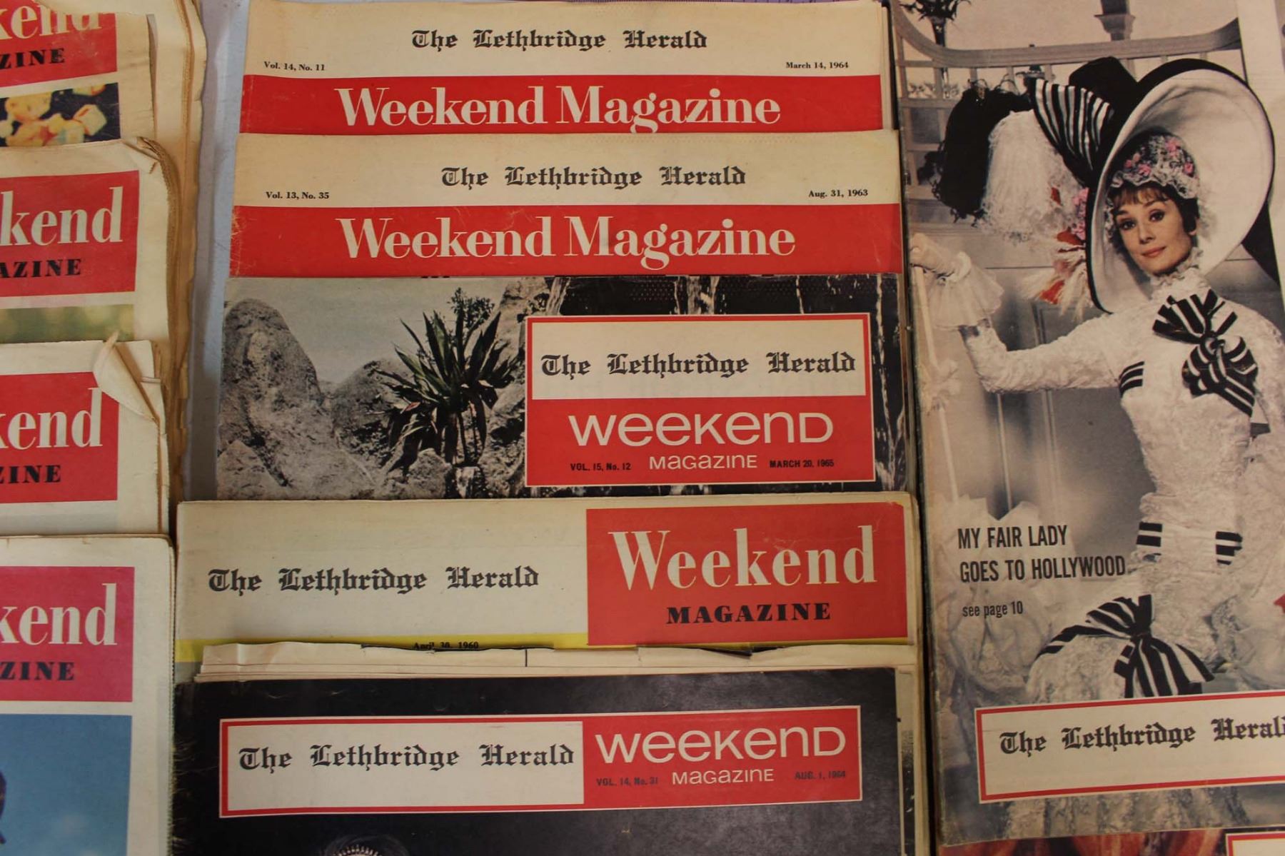 Lot of Vintage Weekend Magazines