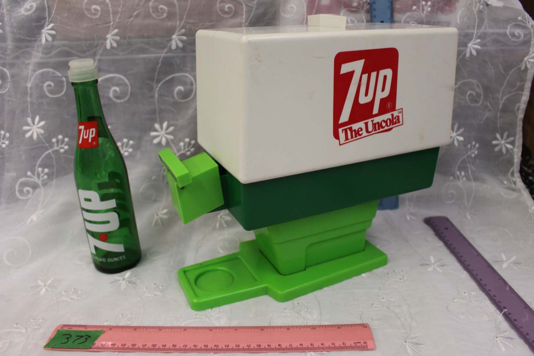 7-up Bottle and Dispenser