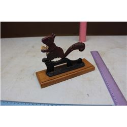 Cast Iron Squirrel Nutcracker