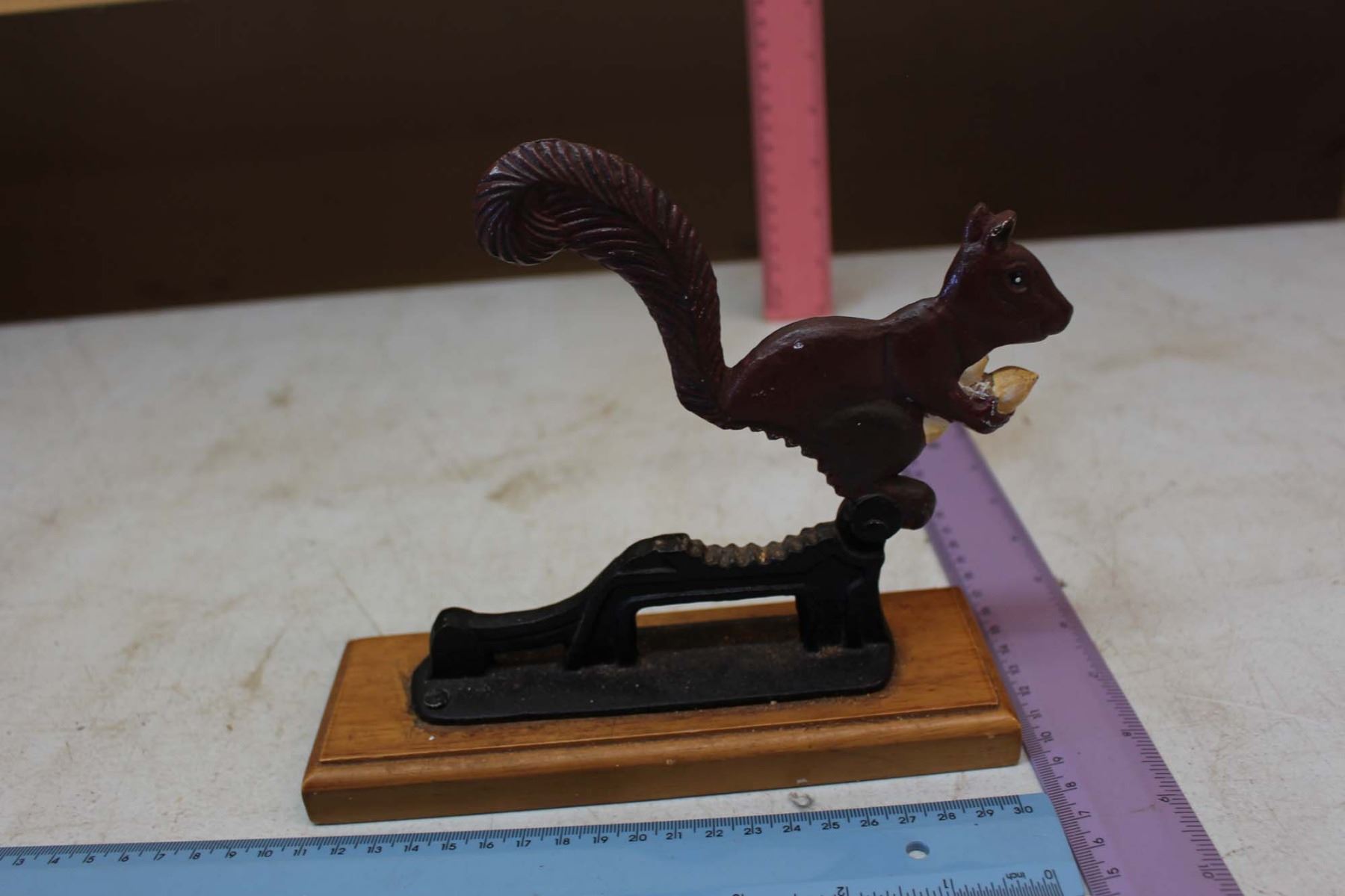 Cast Iron Squirrel Nutcracker