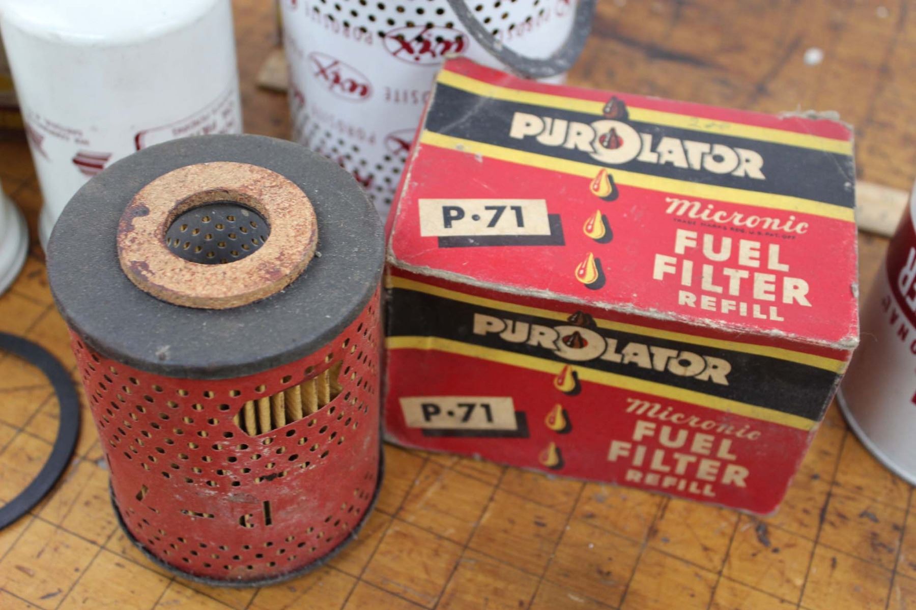 Vintage Fuel Filter Lot 1960 Corvair IH Detroit Diesel