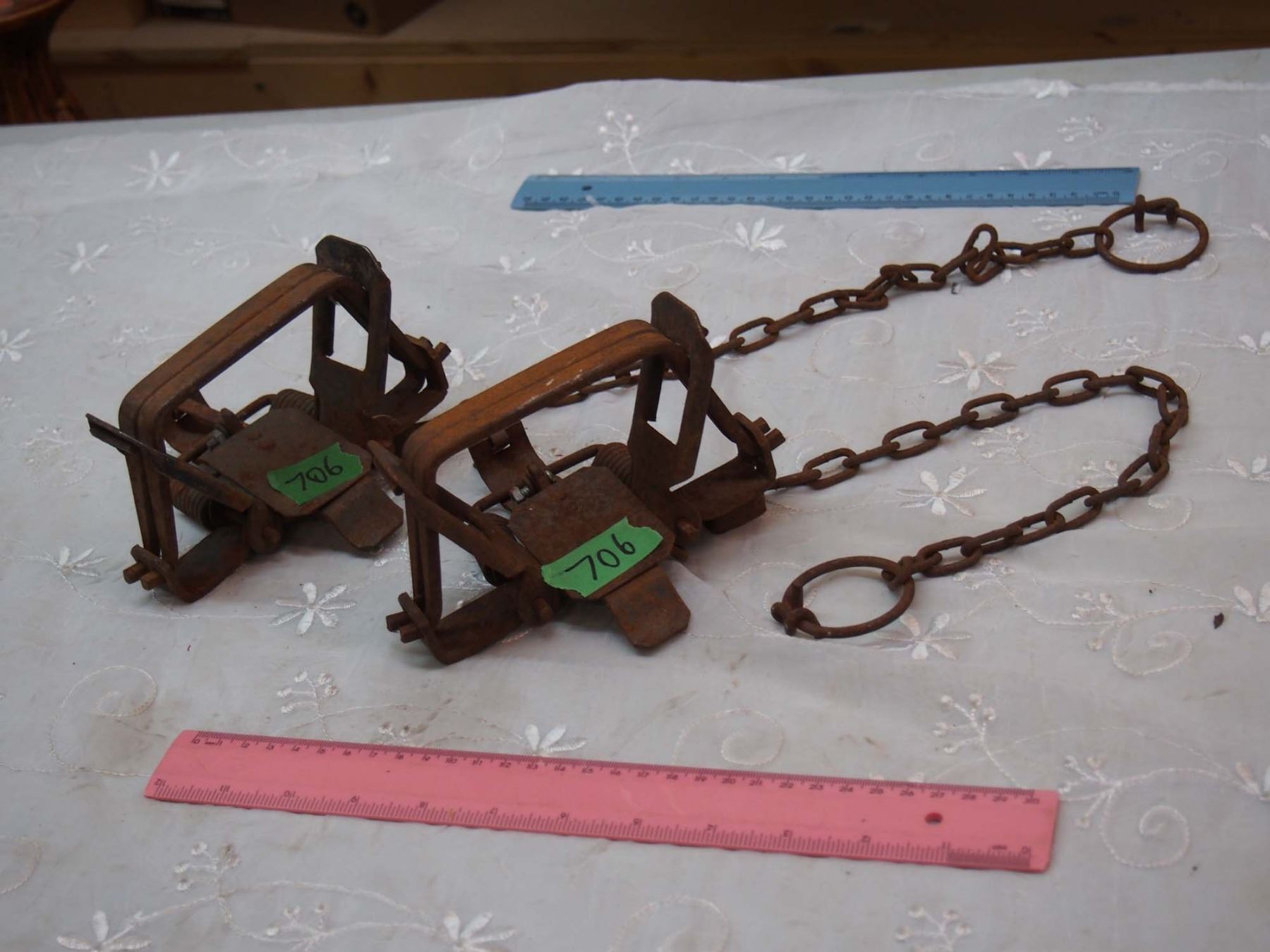 Pair Of Vintage Animal Traps