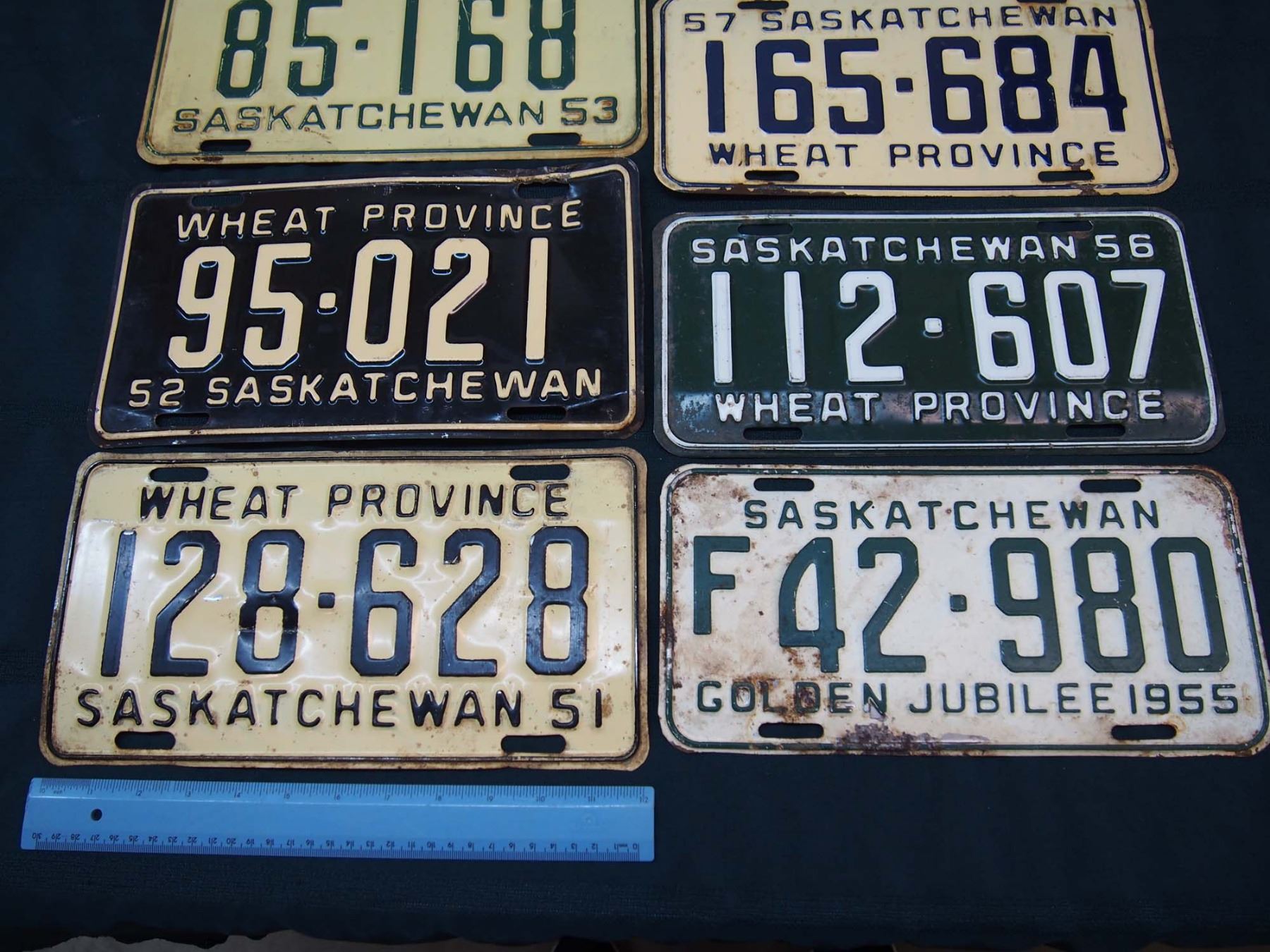 1950's Saskatchewan License Plates (7)