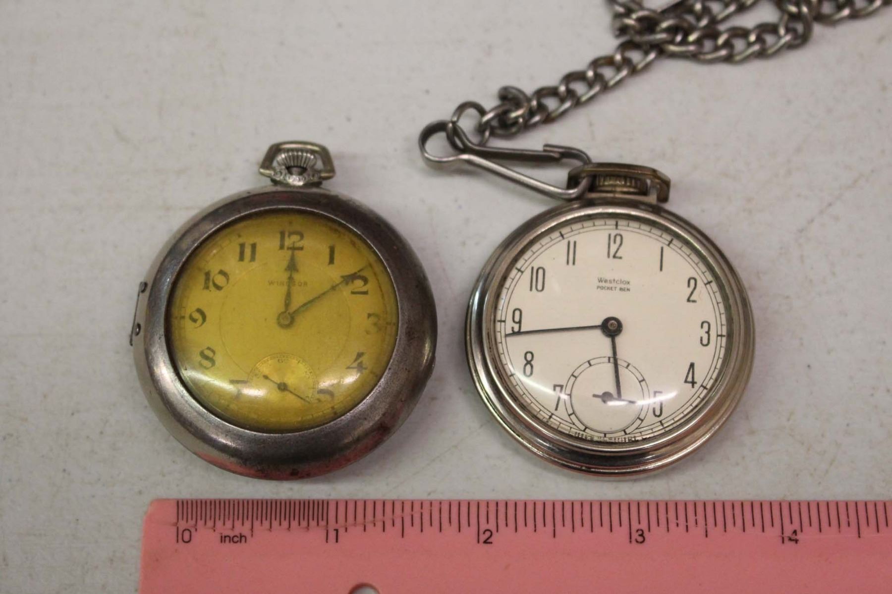 Pocket Watches (2)(Windsor & Westclox Pocket Ben)