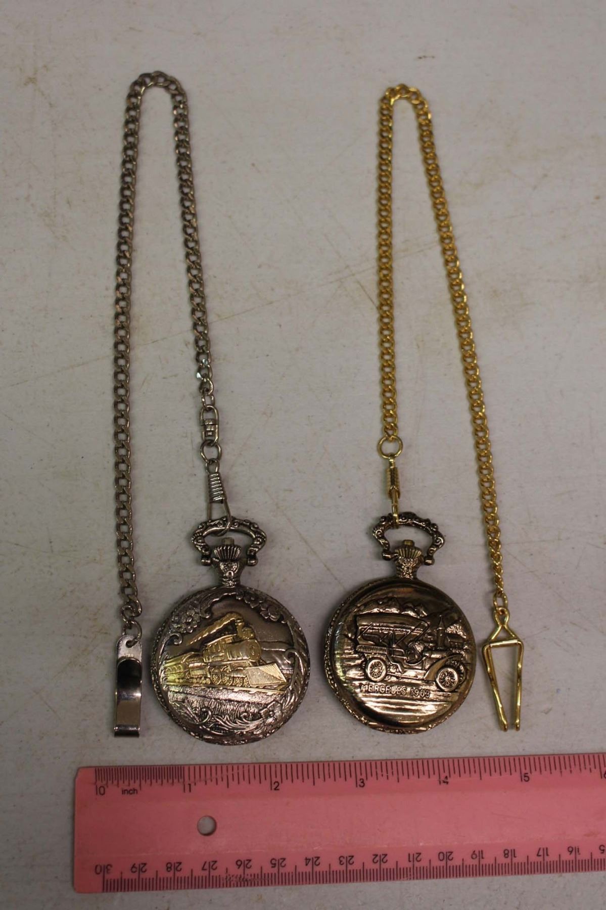Pocket Watches (2)(LTD Japan Quartz & Acuet Japan Quartz)