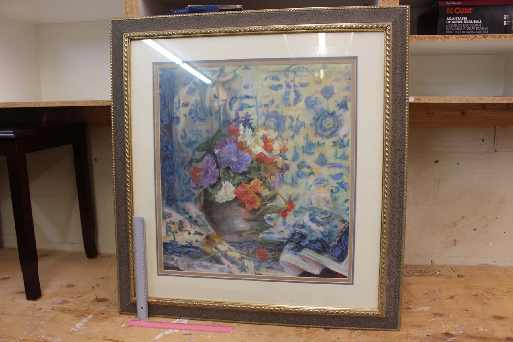 Large Framed Painting (35" x 33")