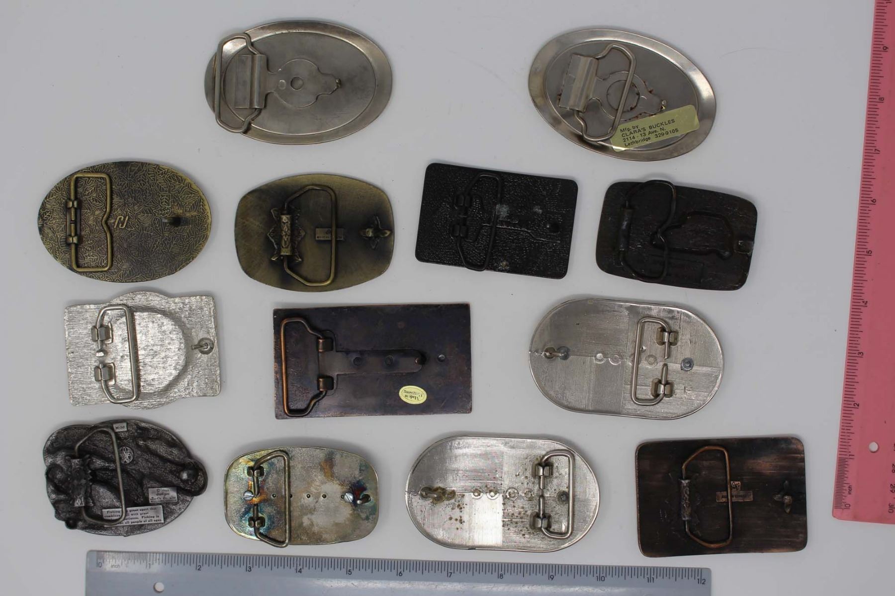 Lot of Various Belt Buckles (13)