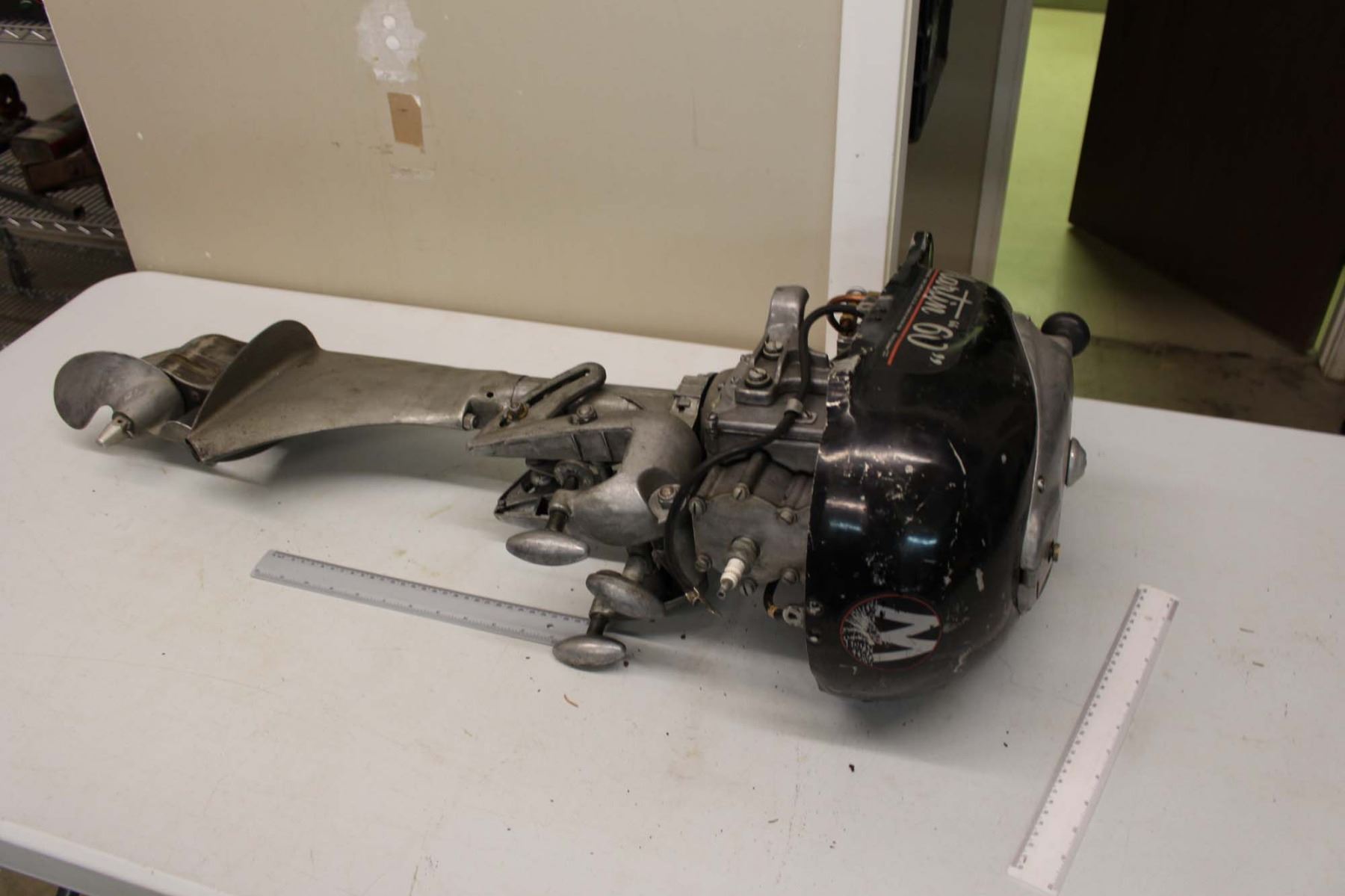 Vintage Outboard Motor Martin 60 Black