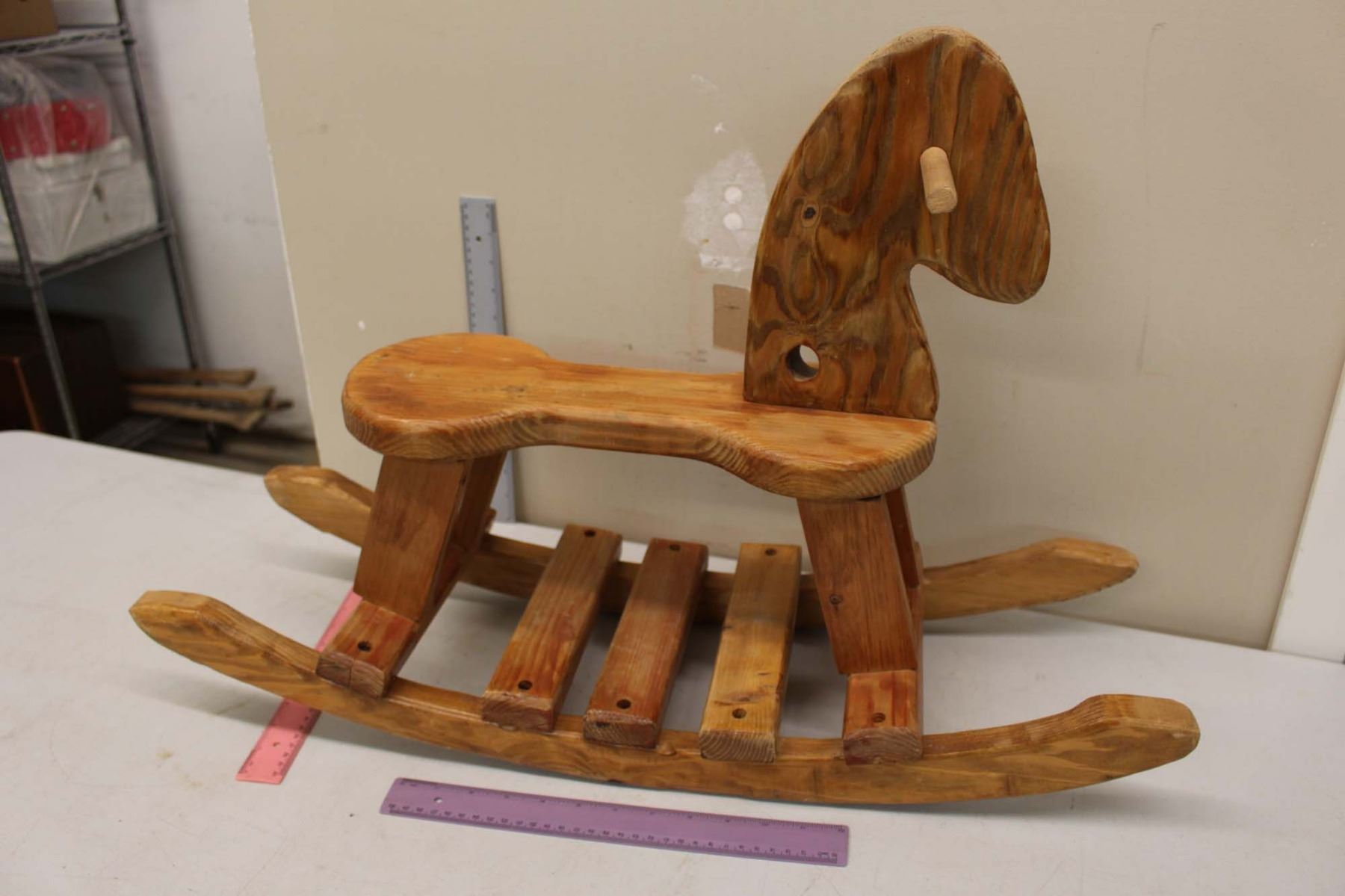 Child's Wooden Rocking Horse