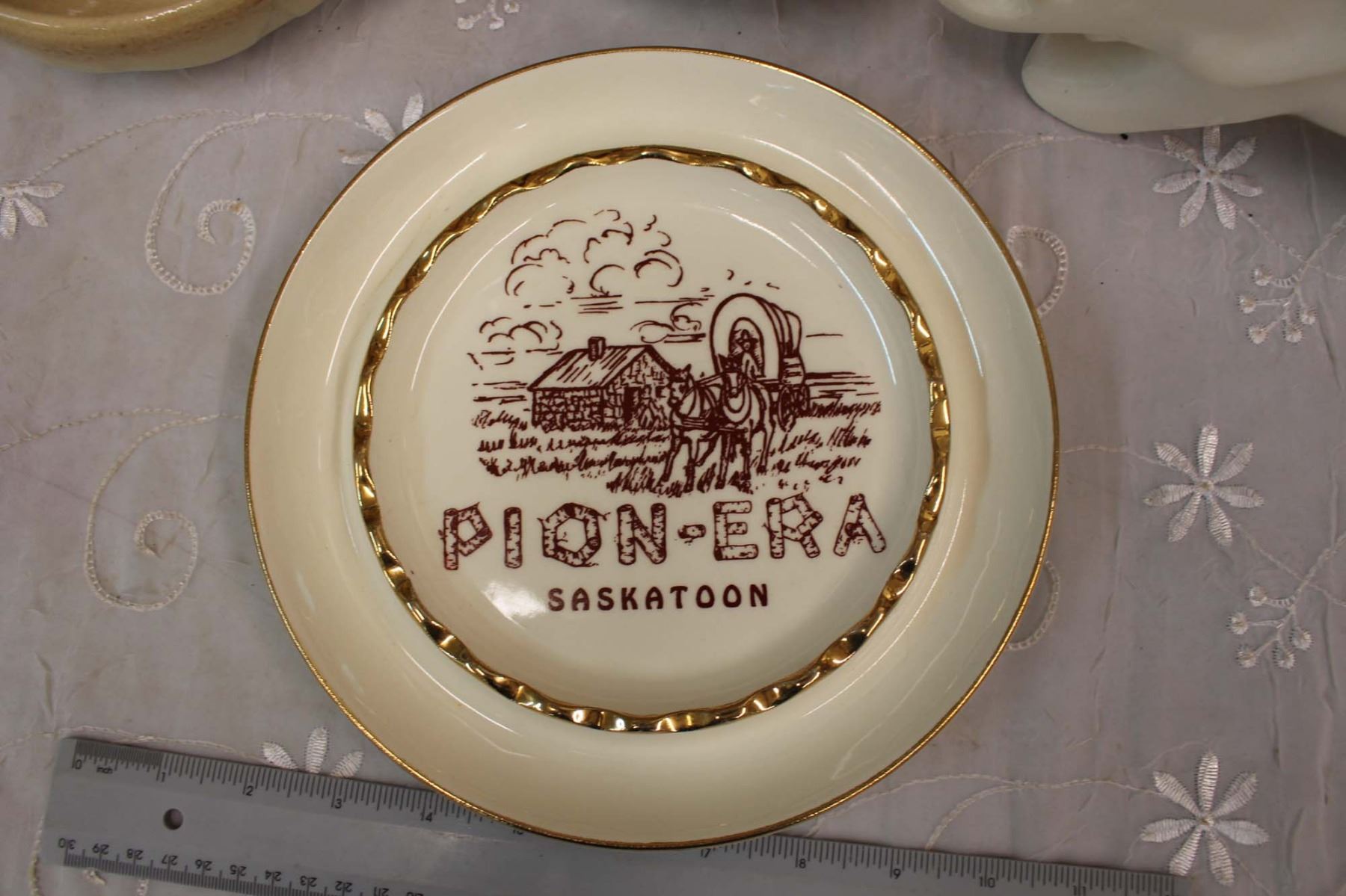 Vintage Medalta Bowls (2), Pion-Era Ashtray, Medicine Hat Potteries ...