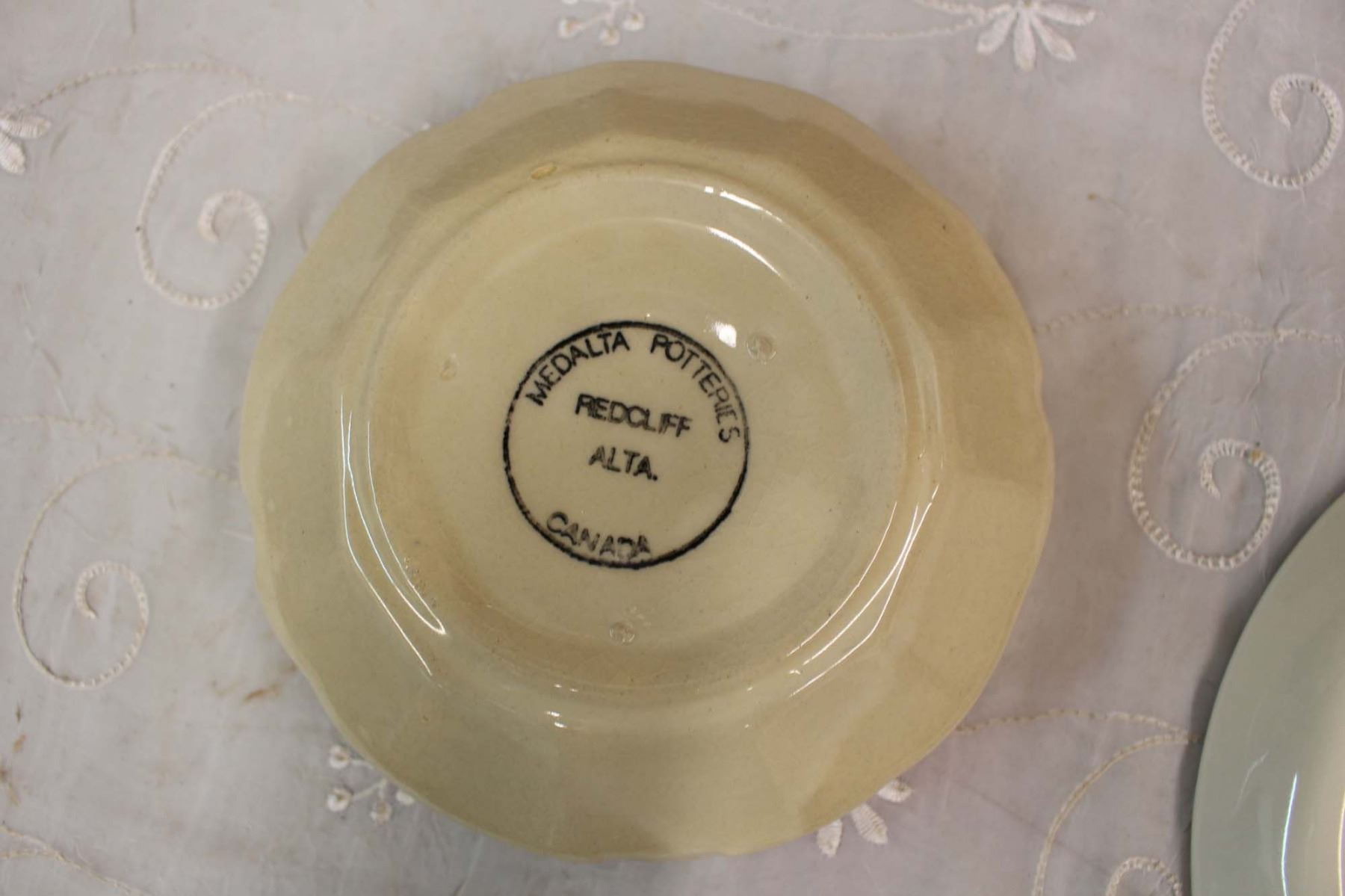 Vintage Medalta Bowls (2), Pion-Era Ashtray, Medicine Hat Potteries ...