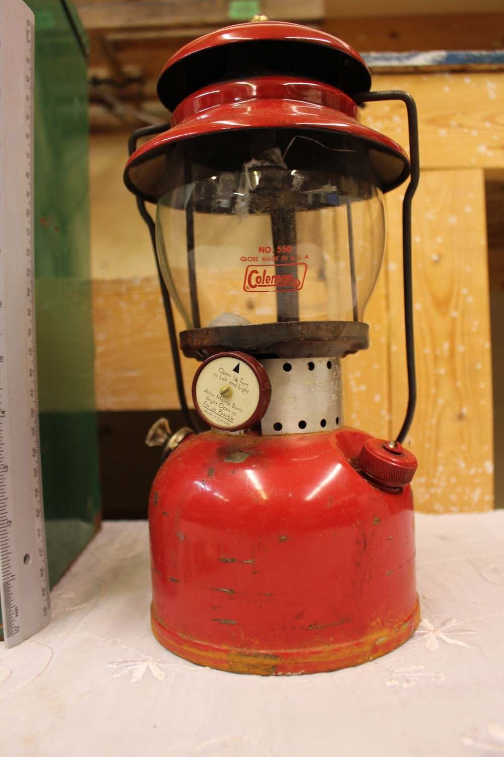 Coleman Vintage Part Display