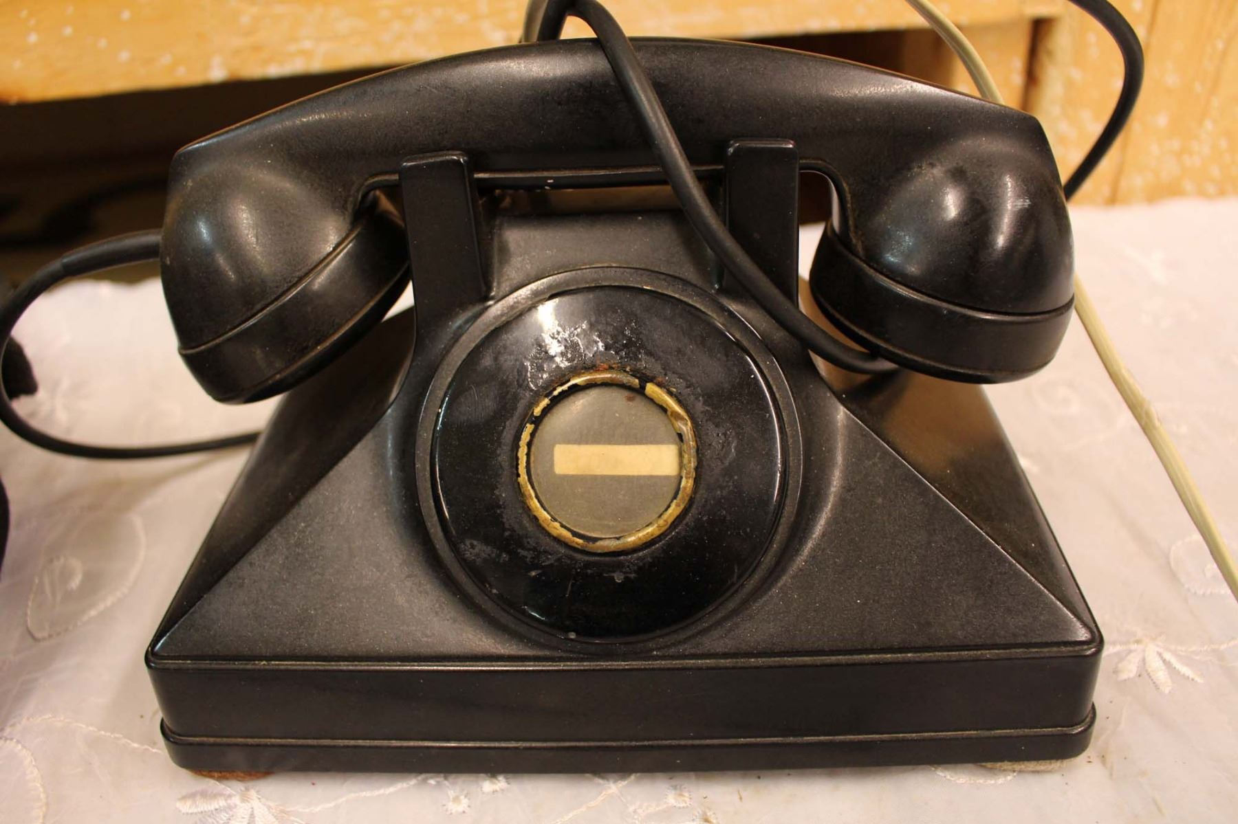 Vintage Motorola Car Phone w/Case, Rotary Phone