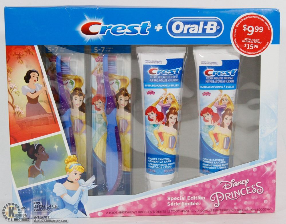 CREST ORAL-B DISNEY PRINCESS SPECIAL EDITION SET