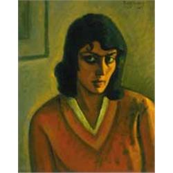 Dezso Czigány (1883-1937): Woman- portrait 1929