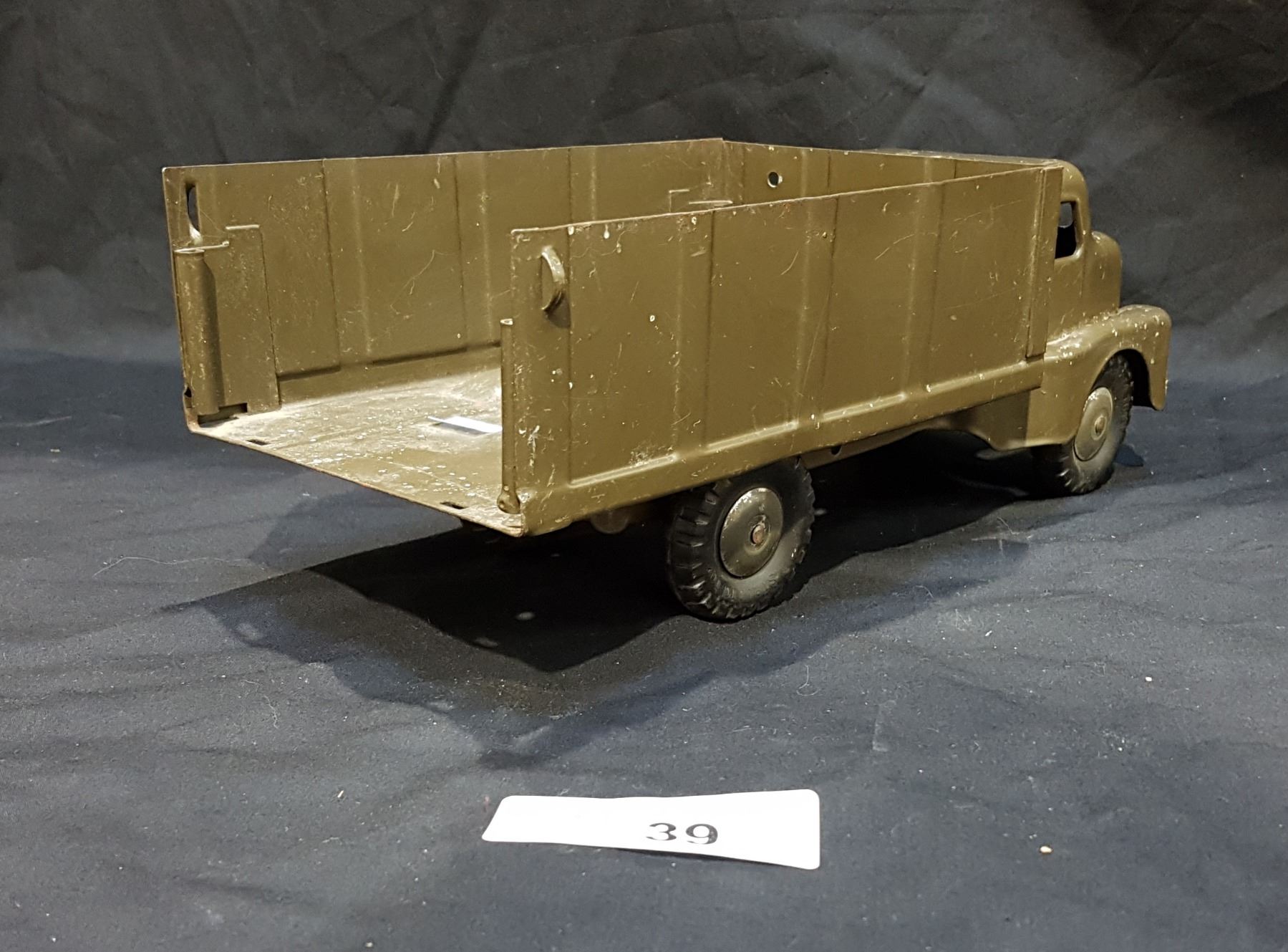 1950'S STRUCTO TOYS STEEL ARMY TRUCK