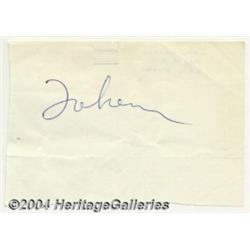 The Beatles: John Lennon Signature. Nice ink