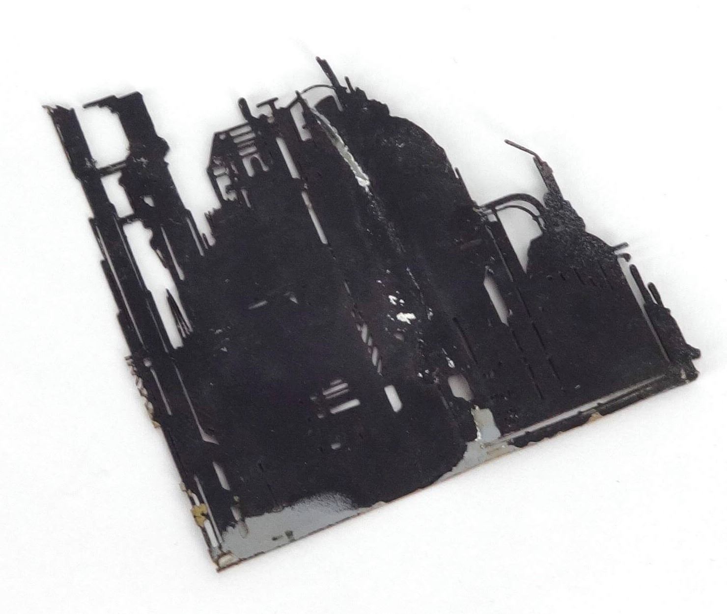 Blade Runner (1982) - Hades Etched Brass Refinery Landscape Miniature