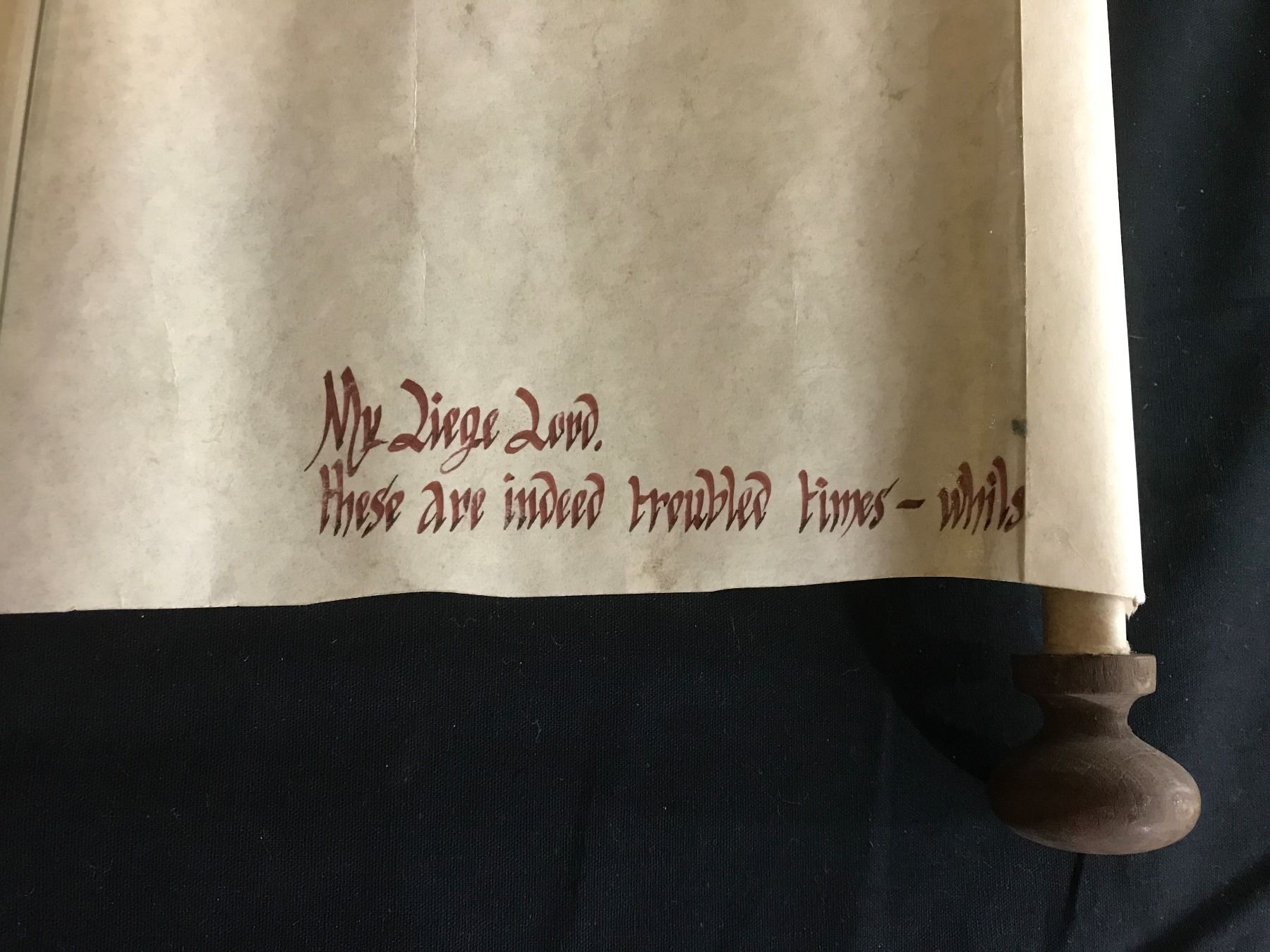 Robin Hood: Prince of Thieves (1991) - Lord Locksley Scroll