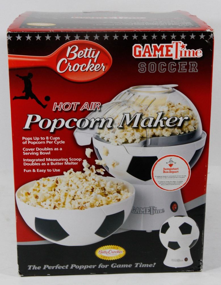 BETTY CROCKER GAME TIME SOCCER POPCORN POPPER