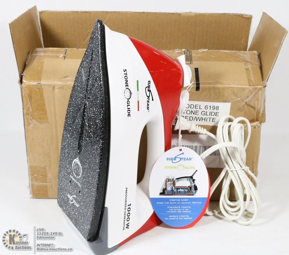 NEW EUROSTEAM 1000 WATT CERAMIC STEAM IRON