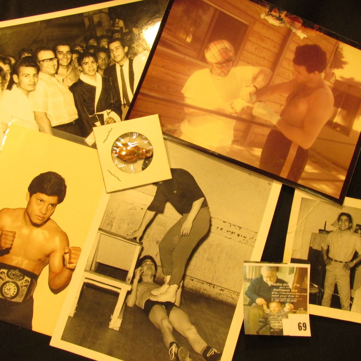 Copper Boxing Glove Pendant and black and white Boxing photos from the ...