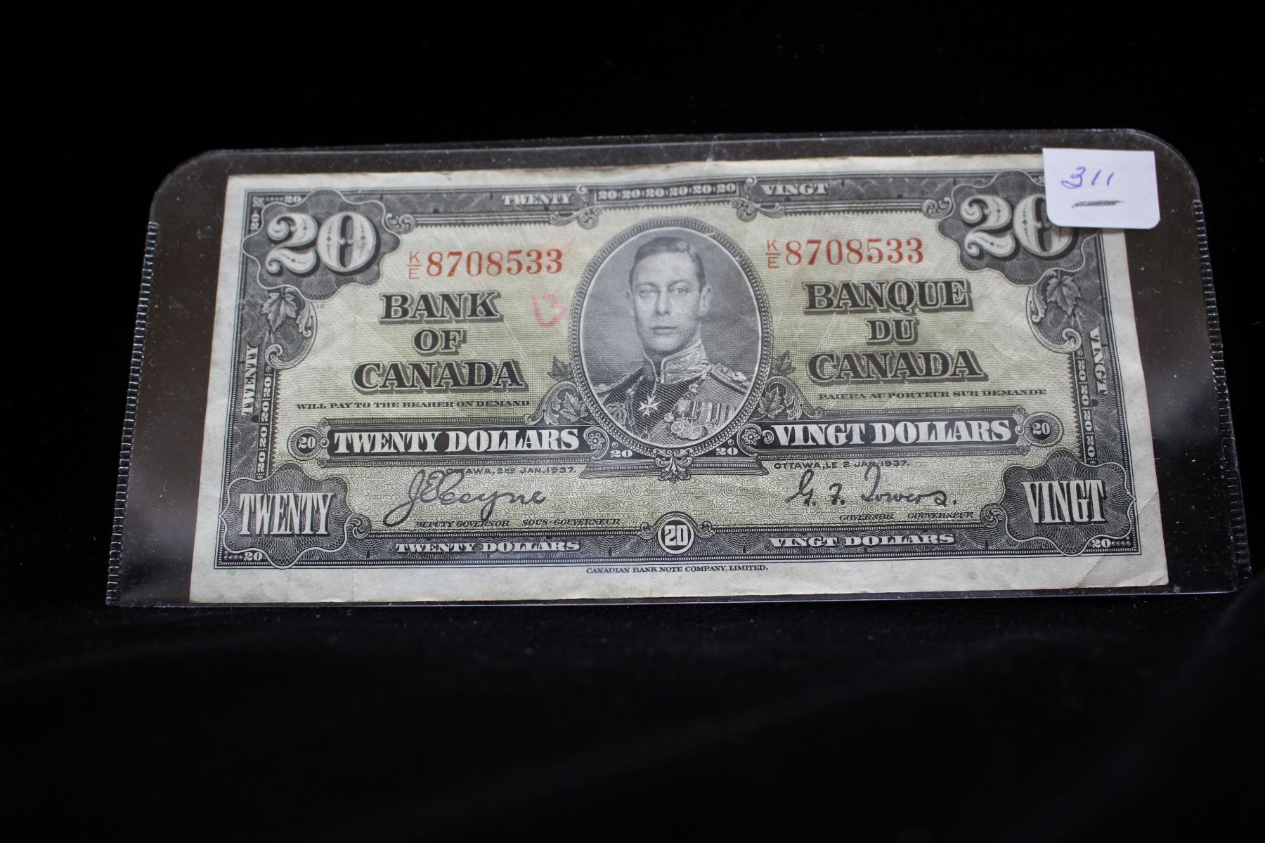 Canada Twenty Dollar Bill