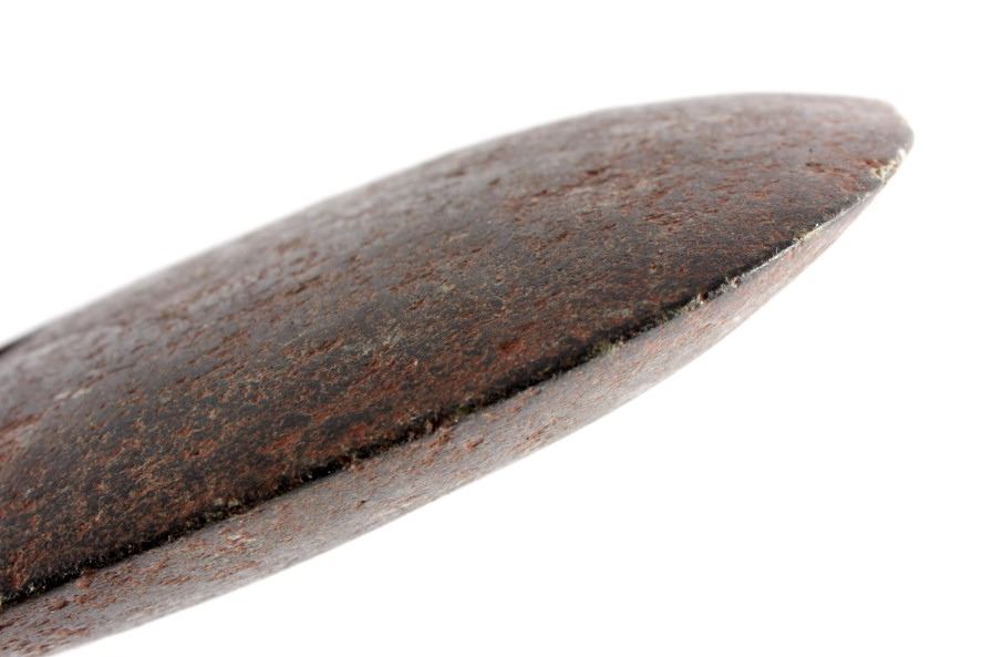 Native American Indian Drilled Greenstone Spud