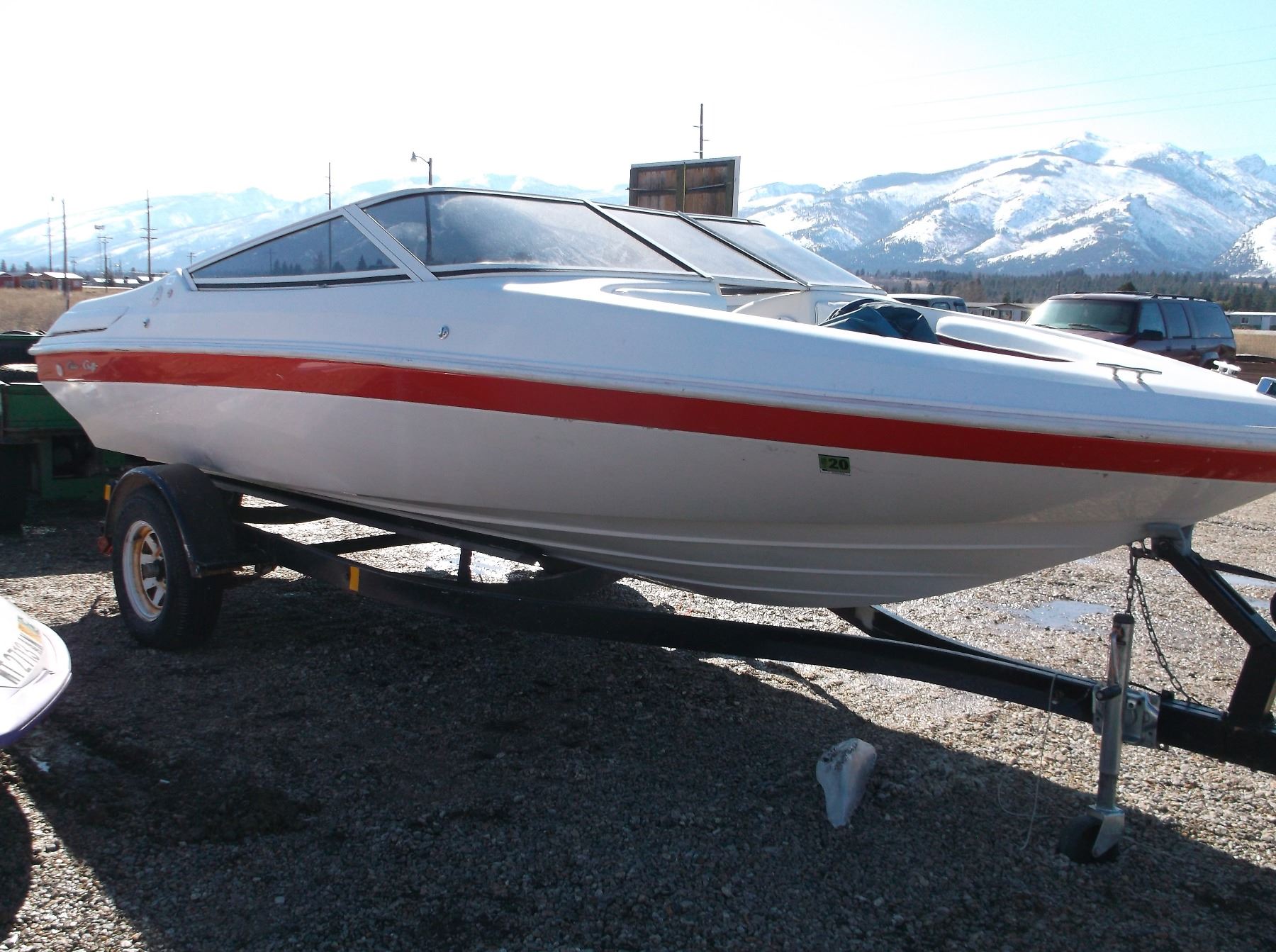 1990 Chris Craft Fiberglass Boat- 145 HP- Cobra 3.0 Litre Inboard Motor ...