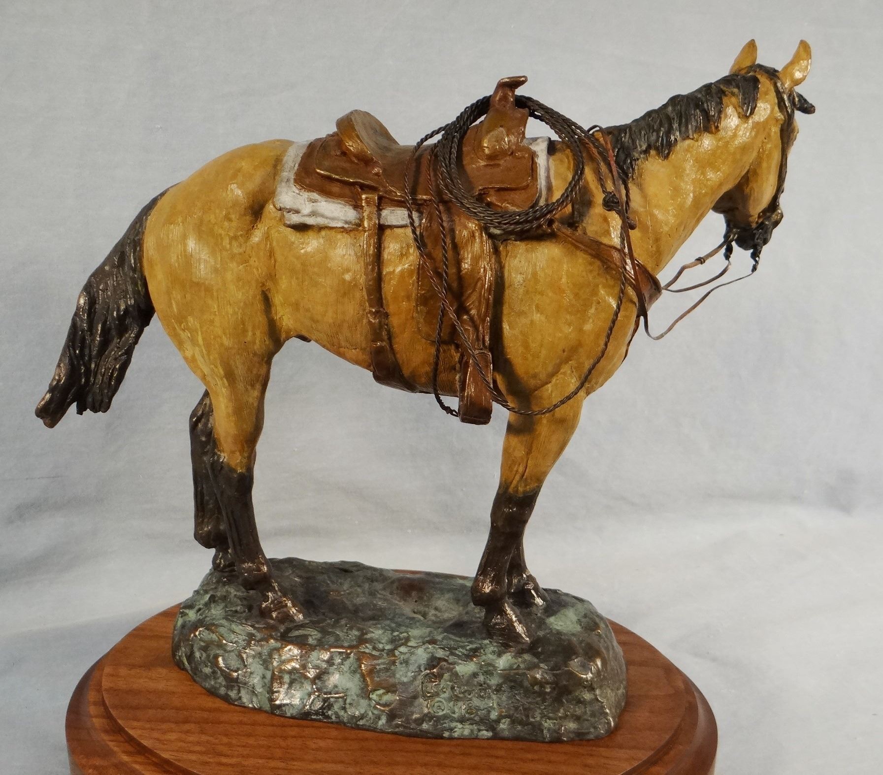 Contway, Jay bronze, Tie Down Roper, 10”x 11”, artist proof