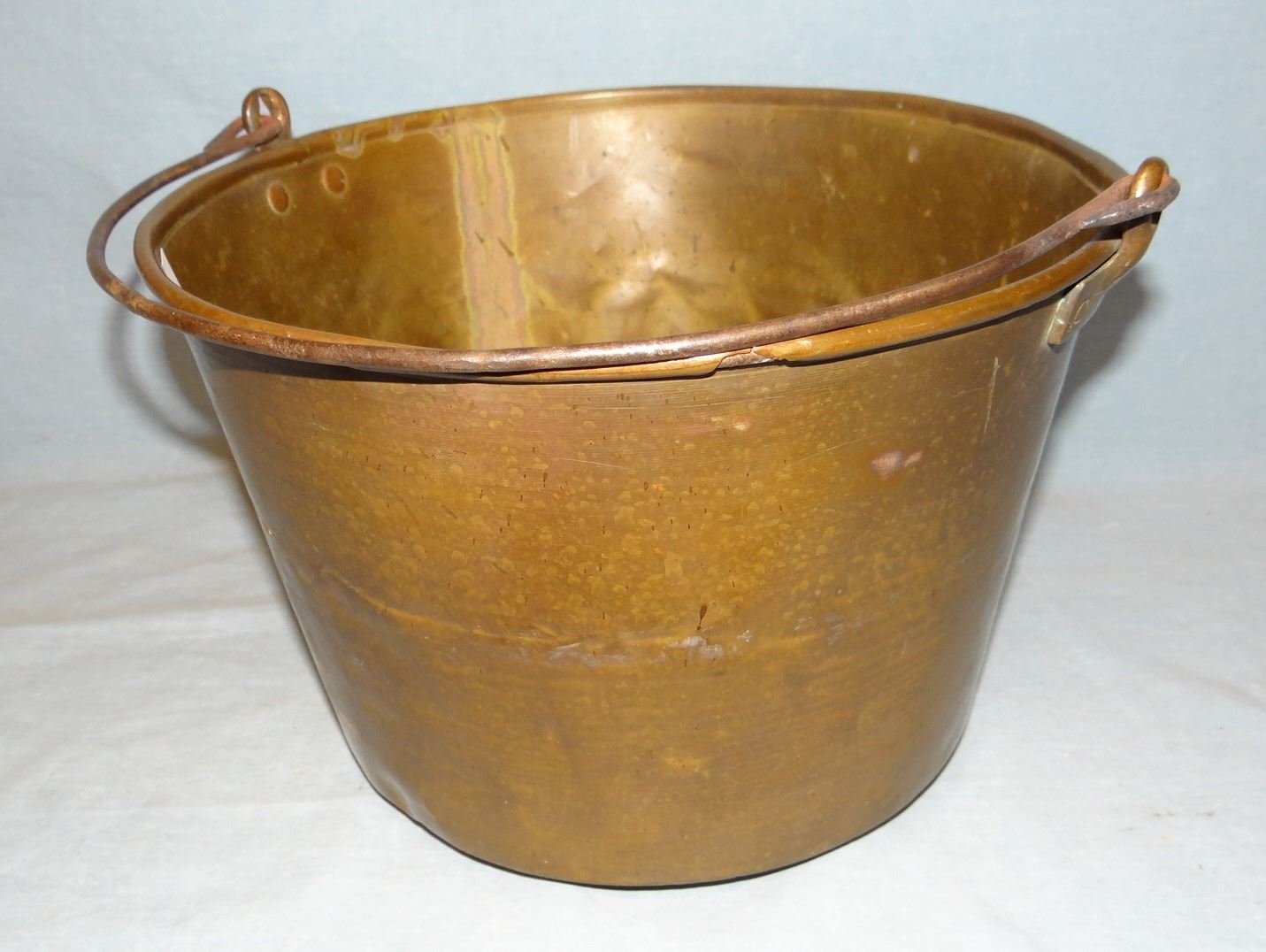 Brass water pail, Indian trade pail, ca 1800's