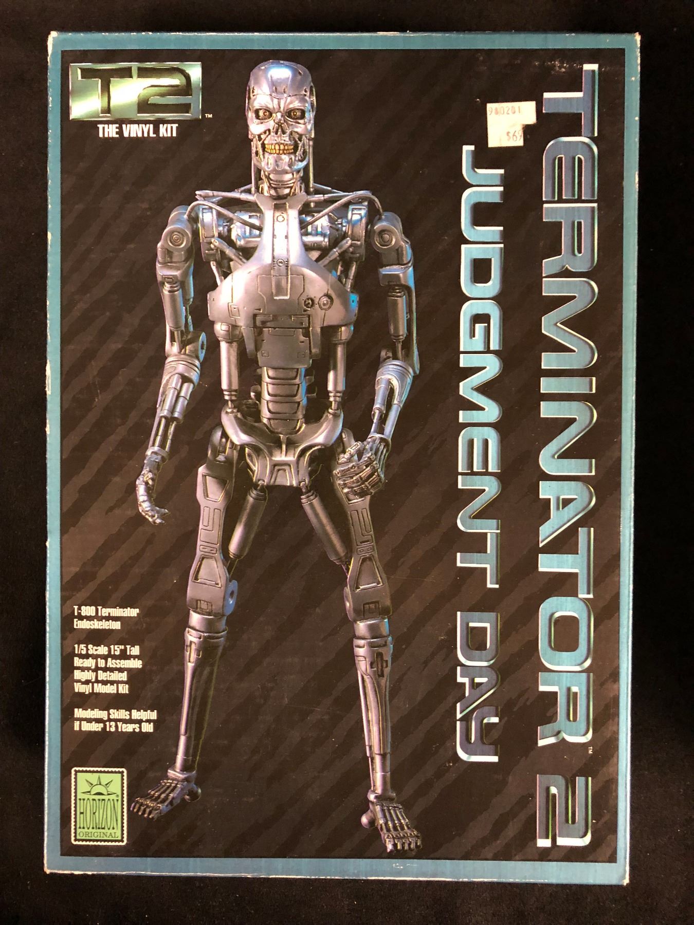 TERMINATOR 2 JUDGEMENT DAY 1/5 SCALE VINYL KIT (IN BOX) T-800 ...