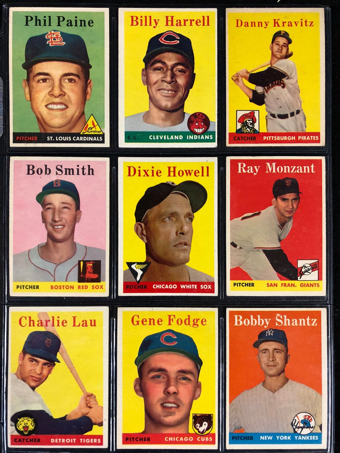 1958 Topps Baseball Card Lot