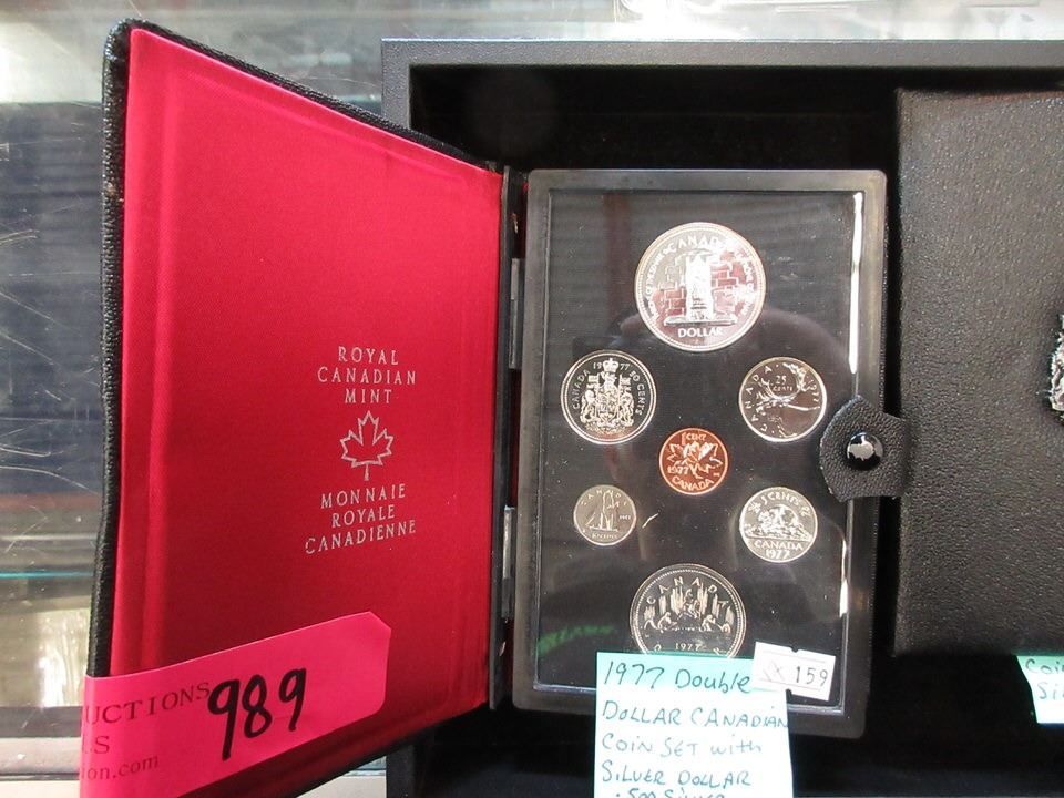 1977 Canadian Double Dollar Coin Set