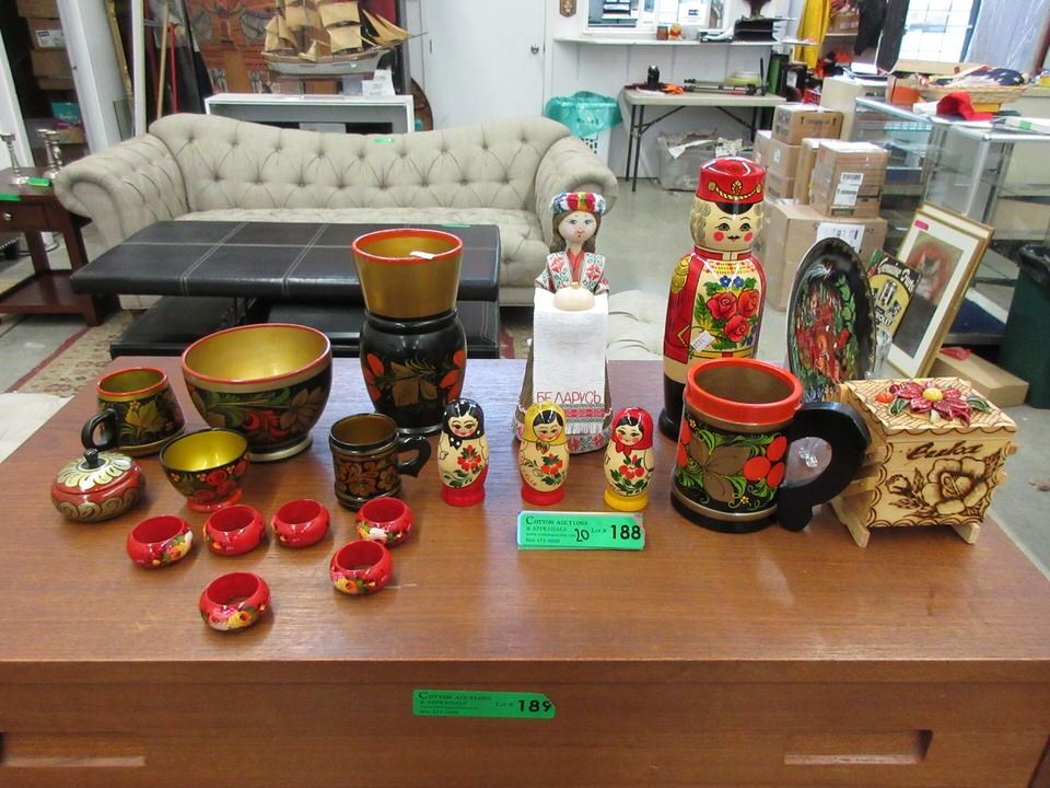 20 Hand Painted Russian Collectibles