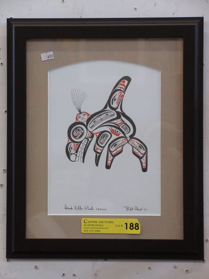 1973 Bill Reid Print - "Haida Killer Whale"