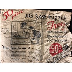 VINTAGE 1930'S JIGSAW PUZZLE (COMPLETE)