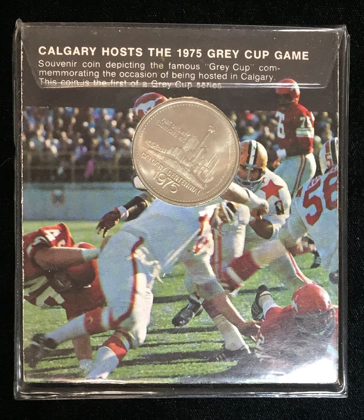 1975 Grey Cup Game & Calgary Centennial Token