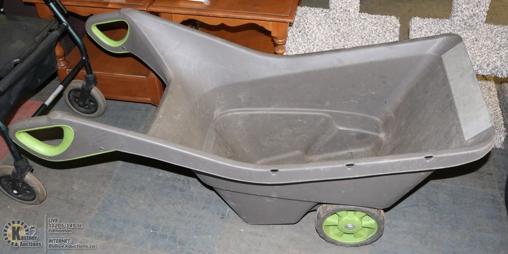 2 WHEELED KETER PLASTIC WHEELBARROW