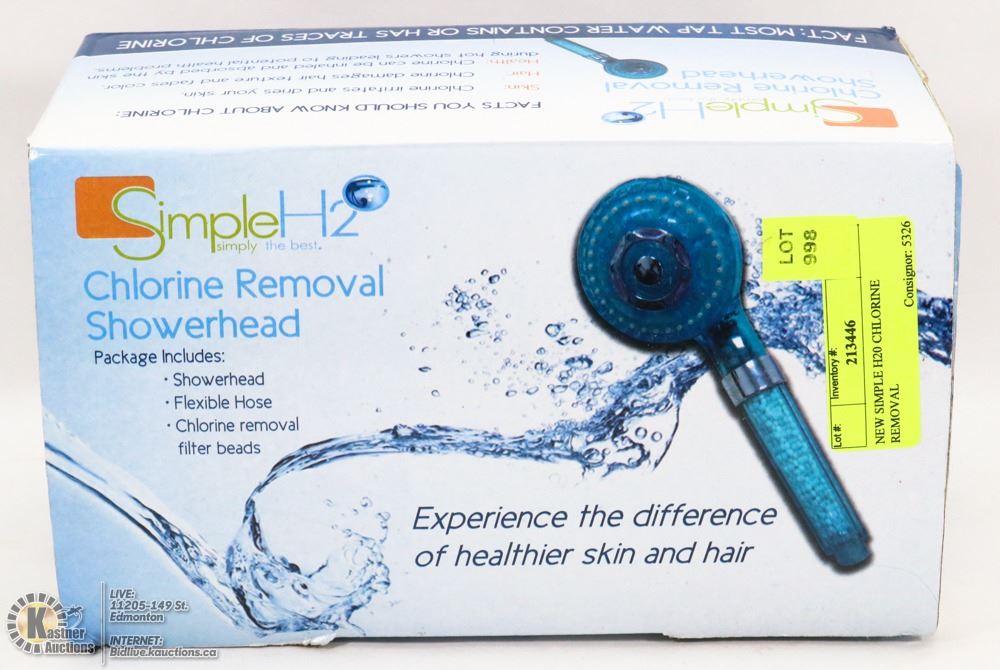 NEW SIMPLE H20 CHLORINE REMOVAL