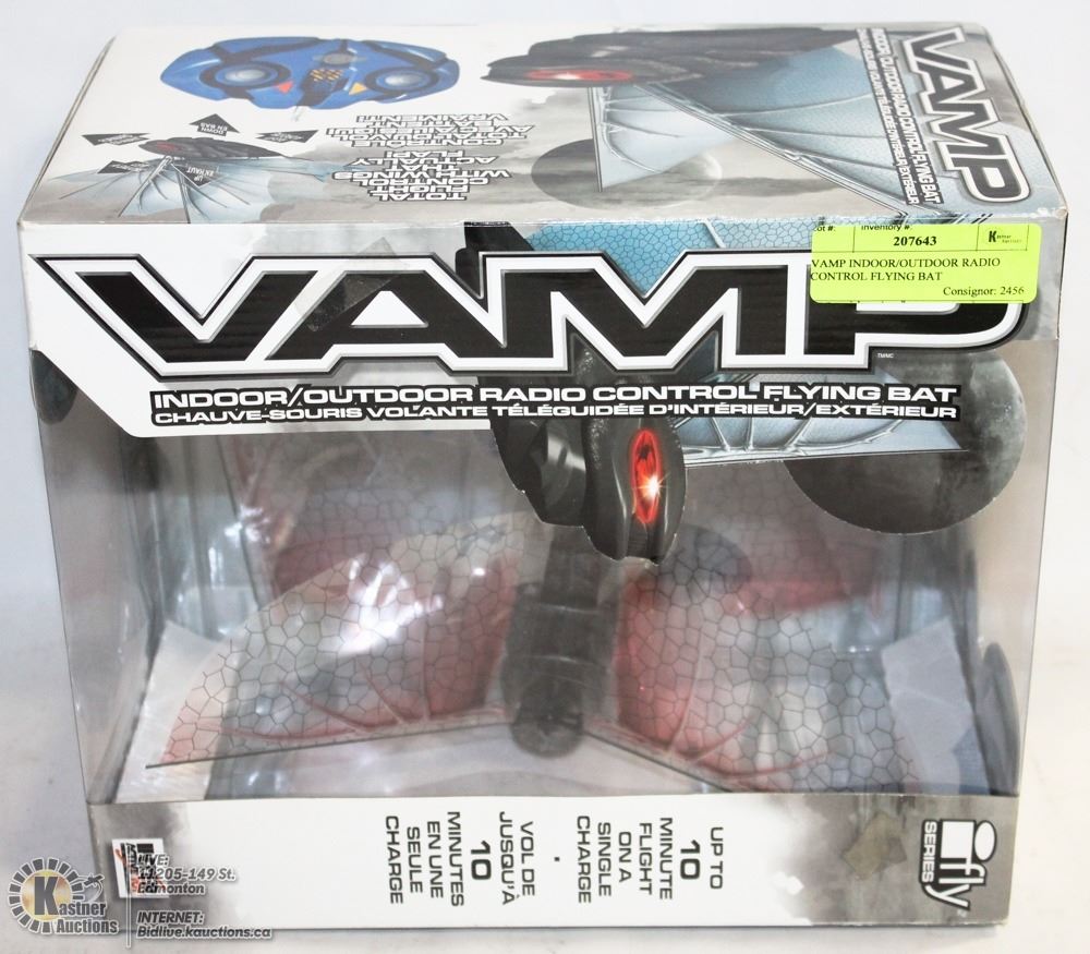 VAMP INDOOR/OUTDOOR RADIO CONTROL FLYING BAT