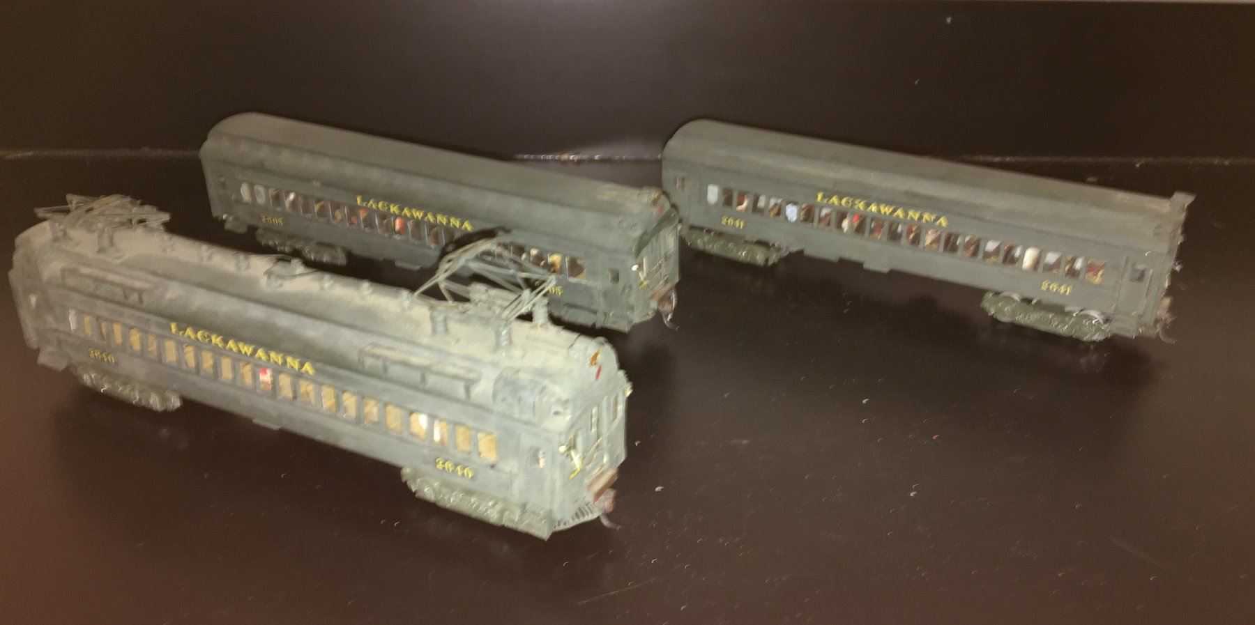 Wood Lackawanna HO Scale Interurban Set