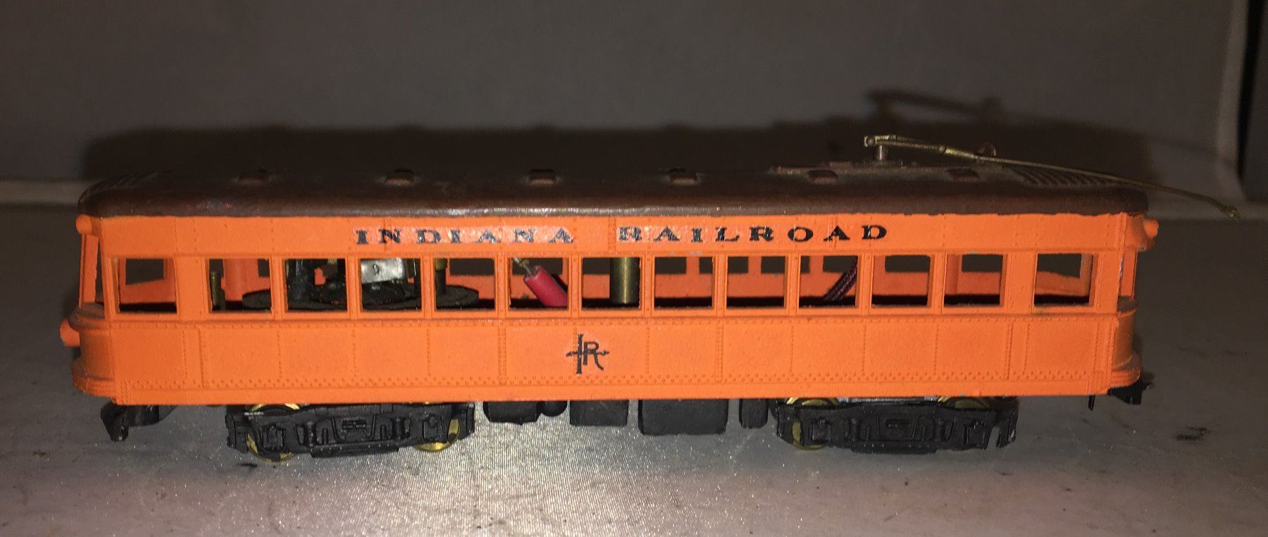 Indiana Railroad HO Scale Interurban Rail Car