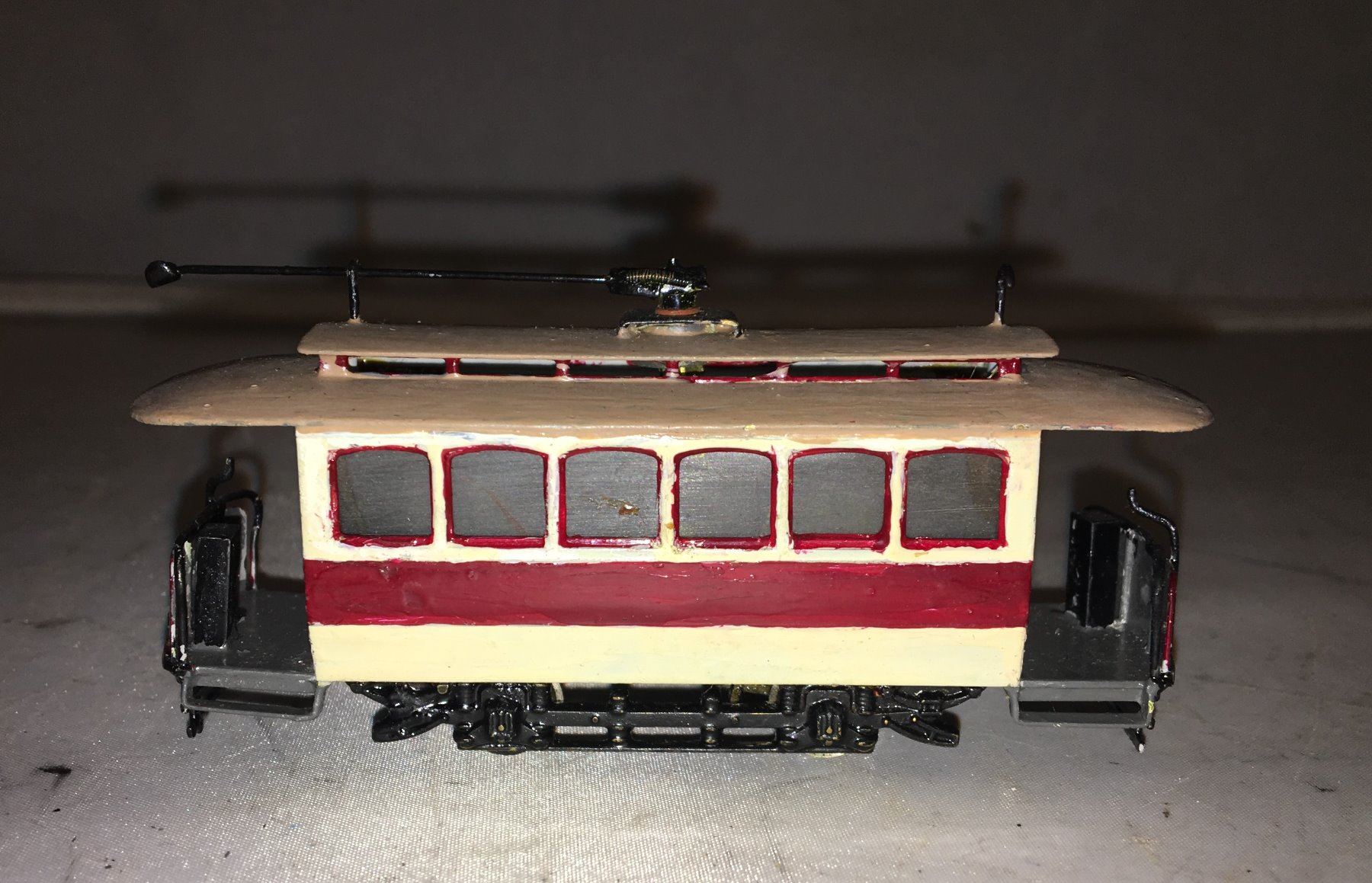 Brass HO Scale Trolley