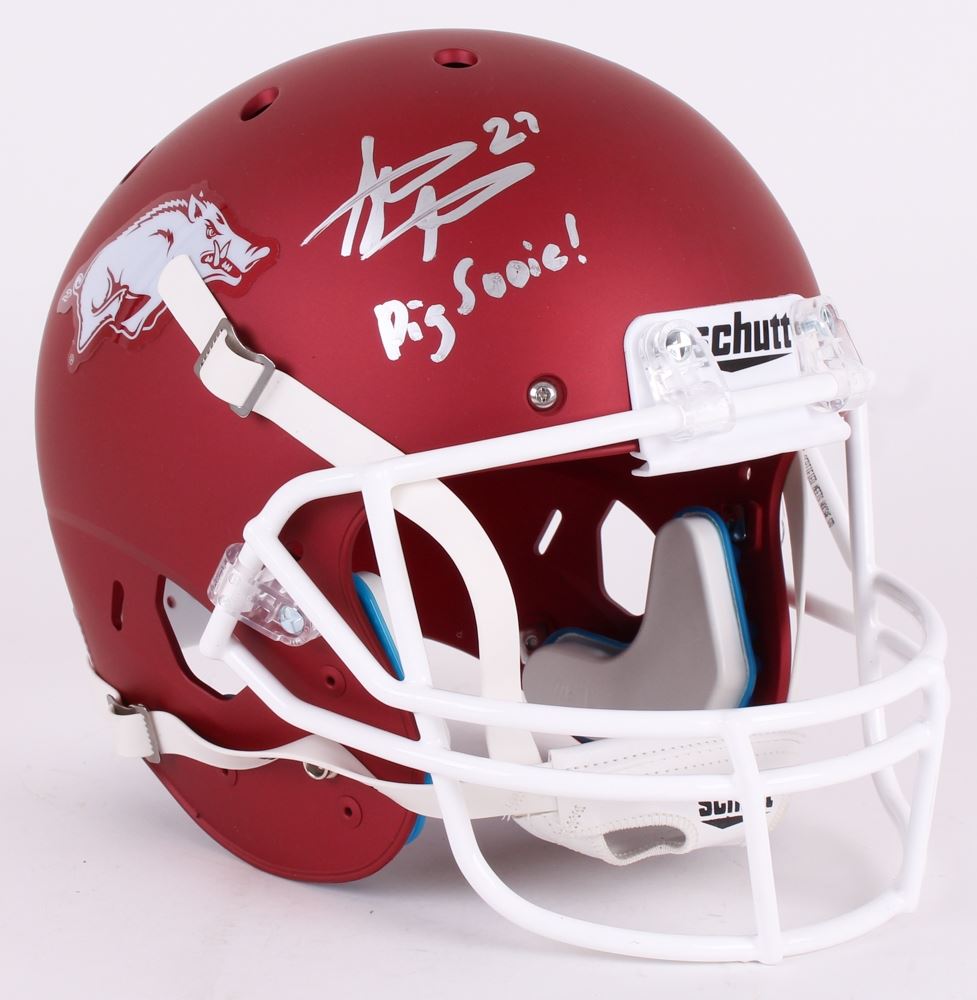 Steve Atwater Signed Arkansas Razorbacks Full-Size Helmet Inscribed ...